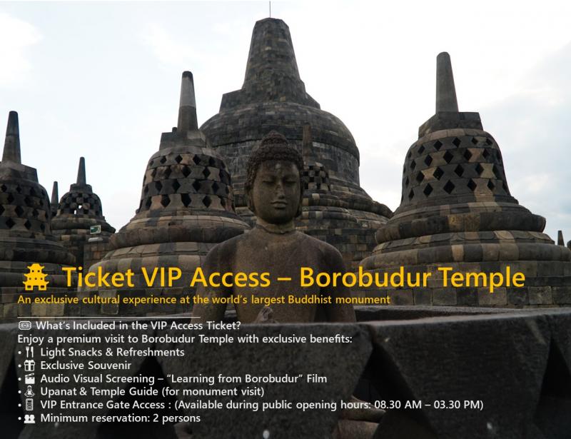 Borobudur Temple Ticket - Exclusive VIP Access